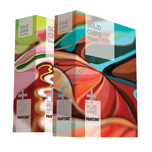 Wzorniki Pantone Plus Solid Chips Coated and Uncoated - zestaw powlekane i niepowlekane ...